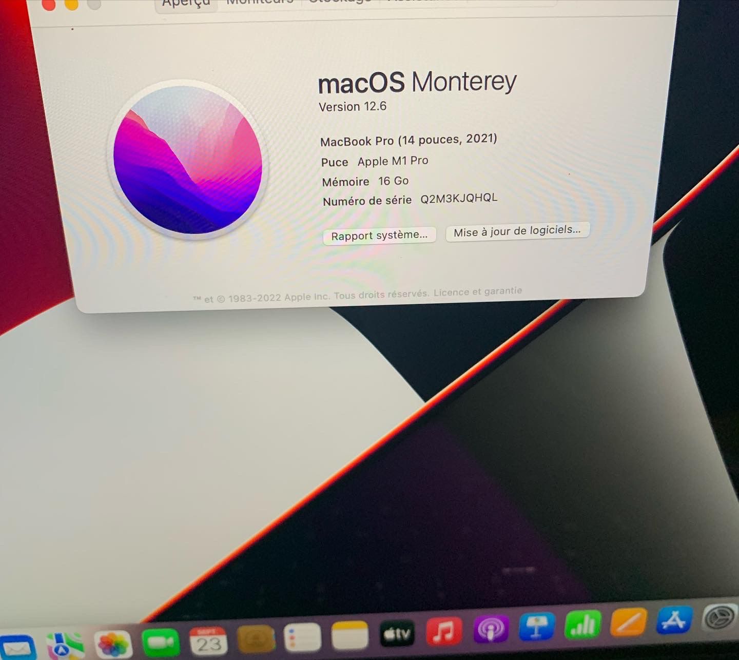 Apple Macbook Pro M1 2021 14 pouces au Maroc - Mouhim.Ma