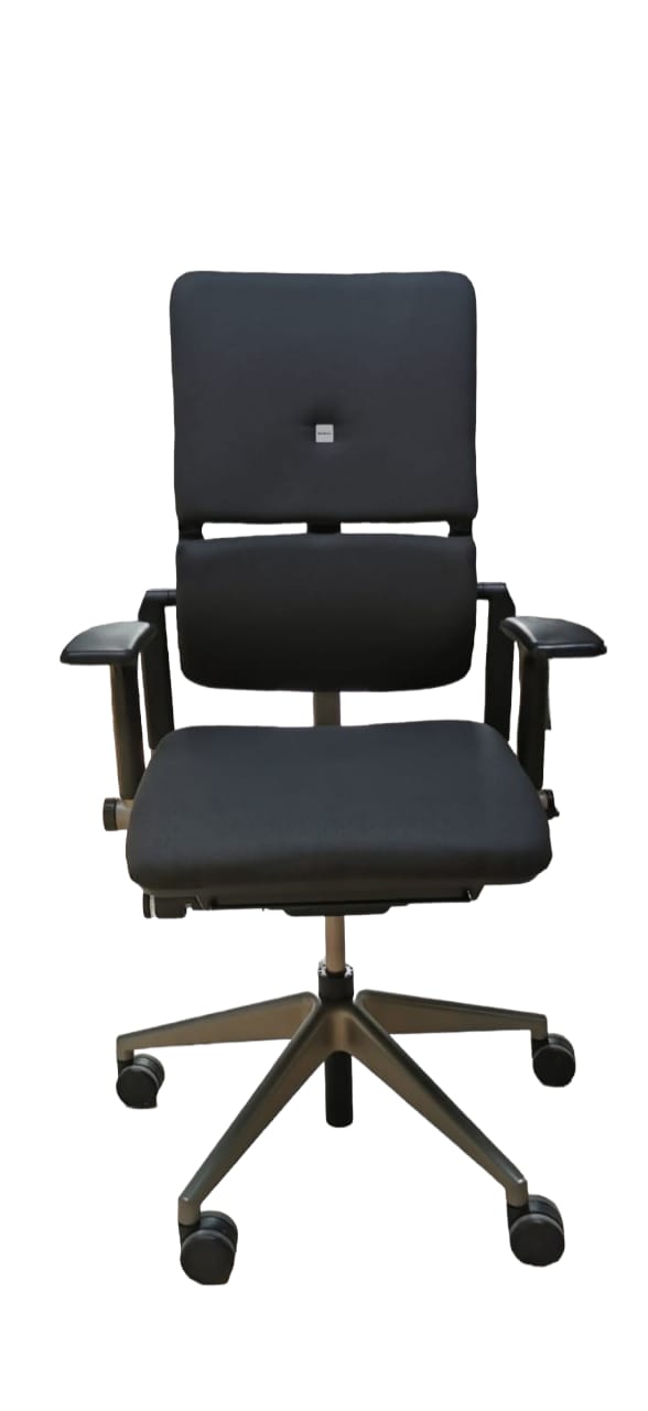 Chaise Steelcase please 2 double dossier gris au Maroc - Mouhim.Ma