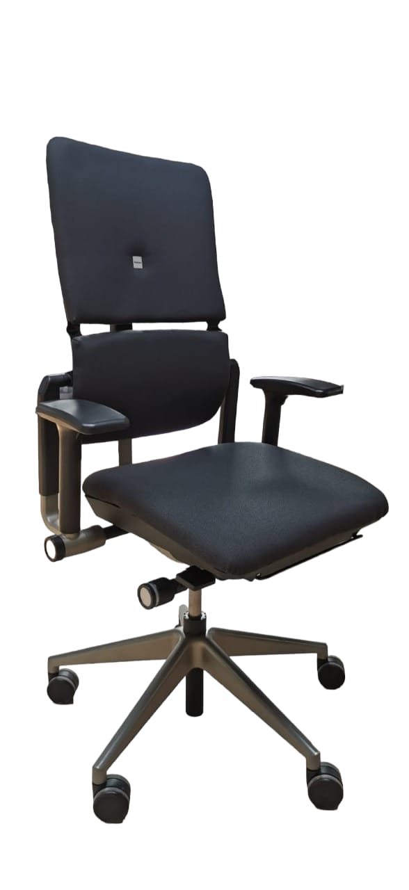 Chaise Steelcase please 2 double dossier gris | Locaux: matériel ...