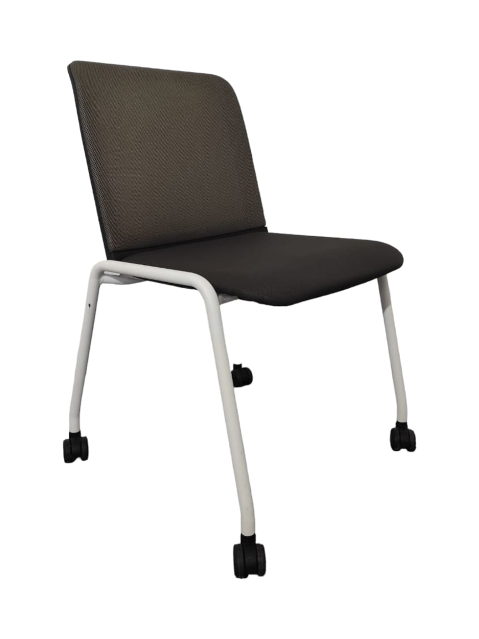 Chaise visiteur Haworth avec roulette résille | Locaux: matériel ...