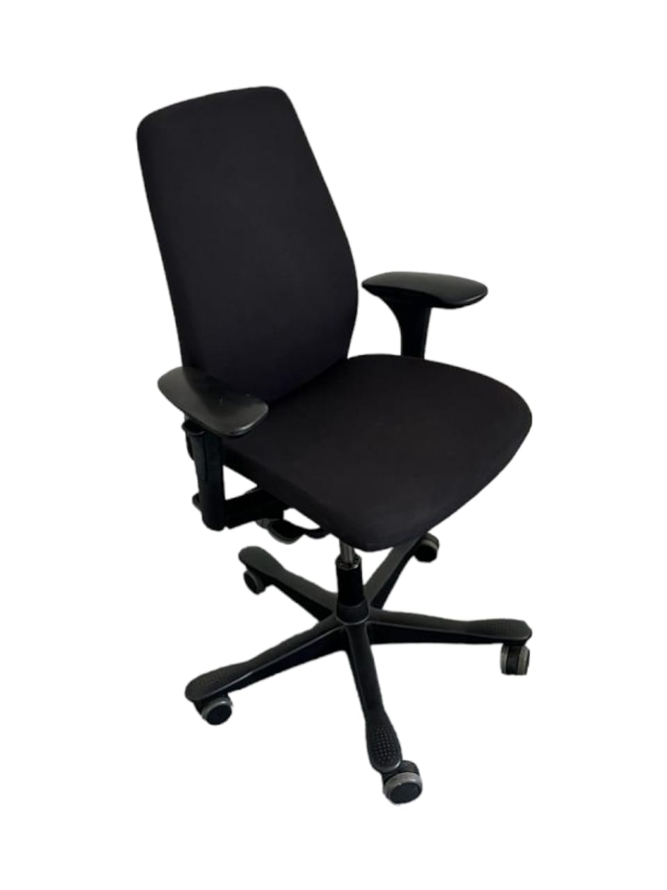 Fauteuil à roulette kinnarps 5000 tissu noir | Locaux: matériel ...