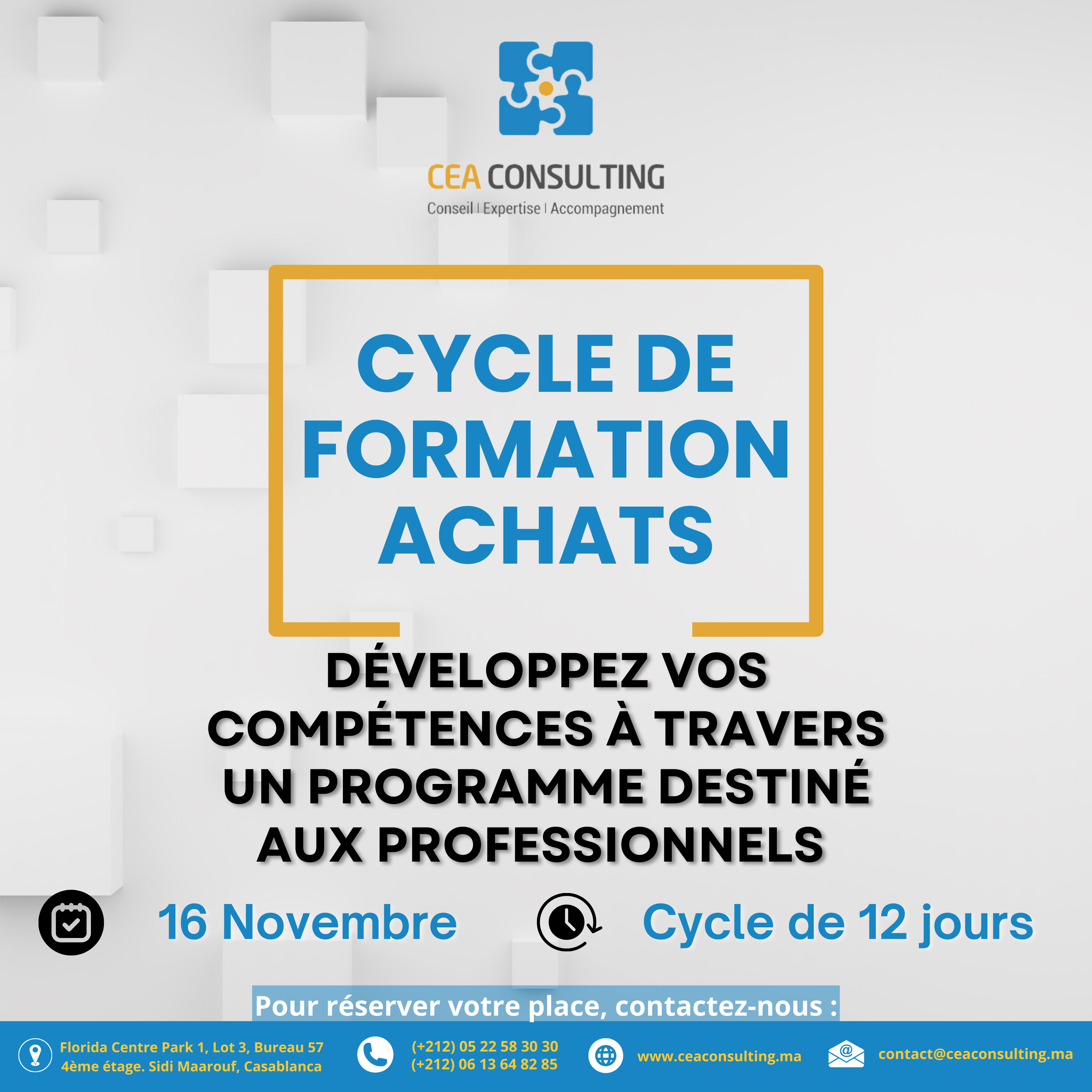 Cycle de formation | Formations au Maroc - Mouhim.Ma