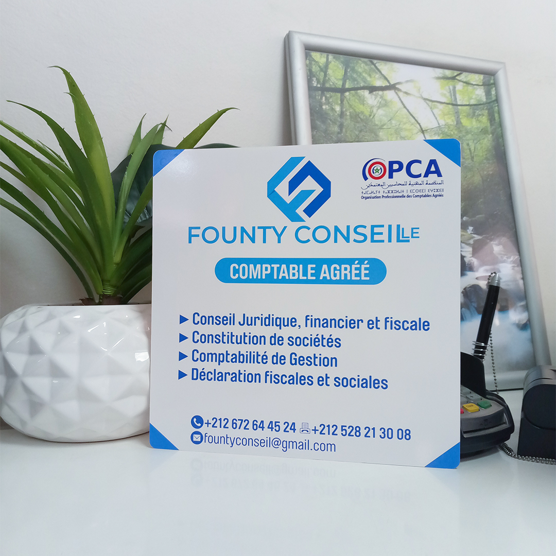 Plaque personnalisée | Objets publicitaires au Maroc - Mouhim.Ma