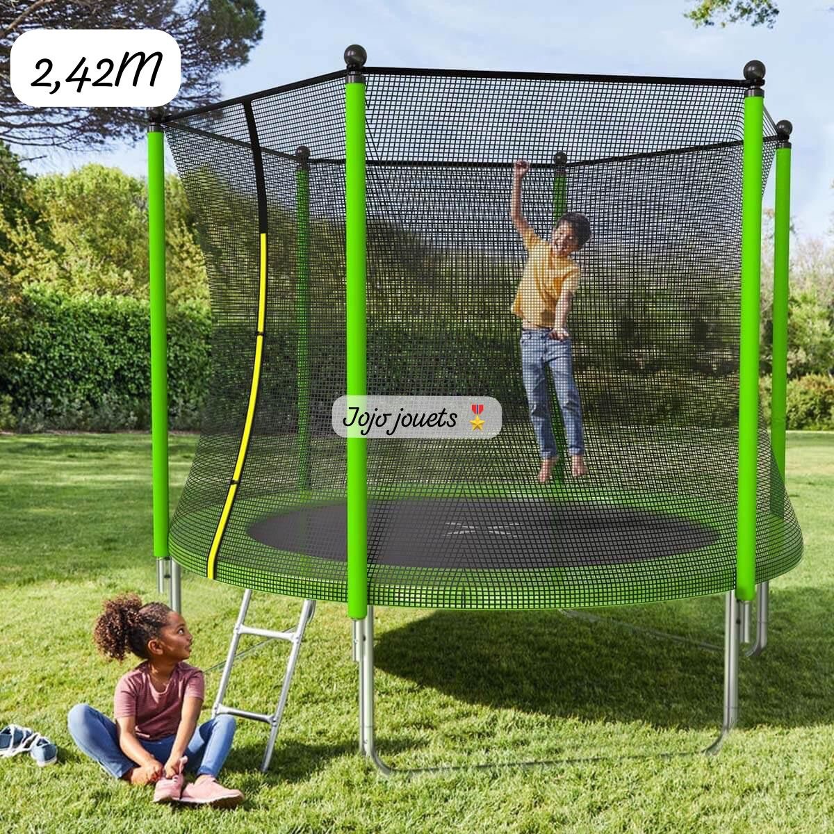 Trampoline AOTOB 2,42m | Jouets et jeux au Maroc - Mouhim.Ma