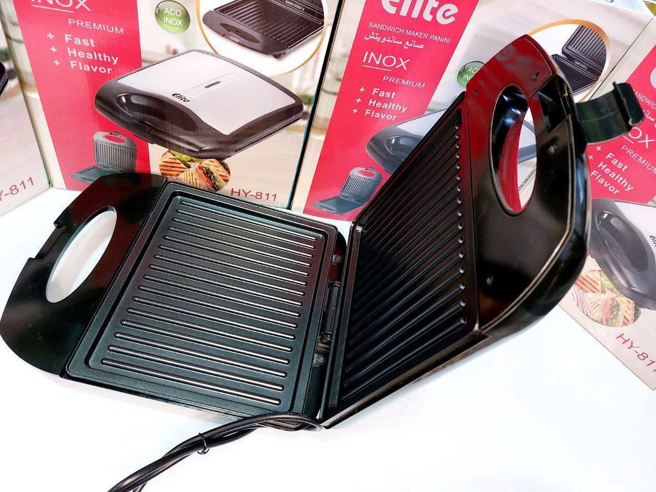 Elite HY-811 Sandwich Maker Panini En INOX Grille Viande | Objets de ...
