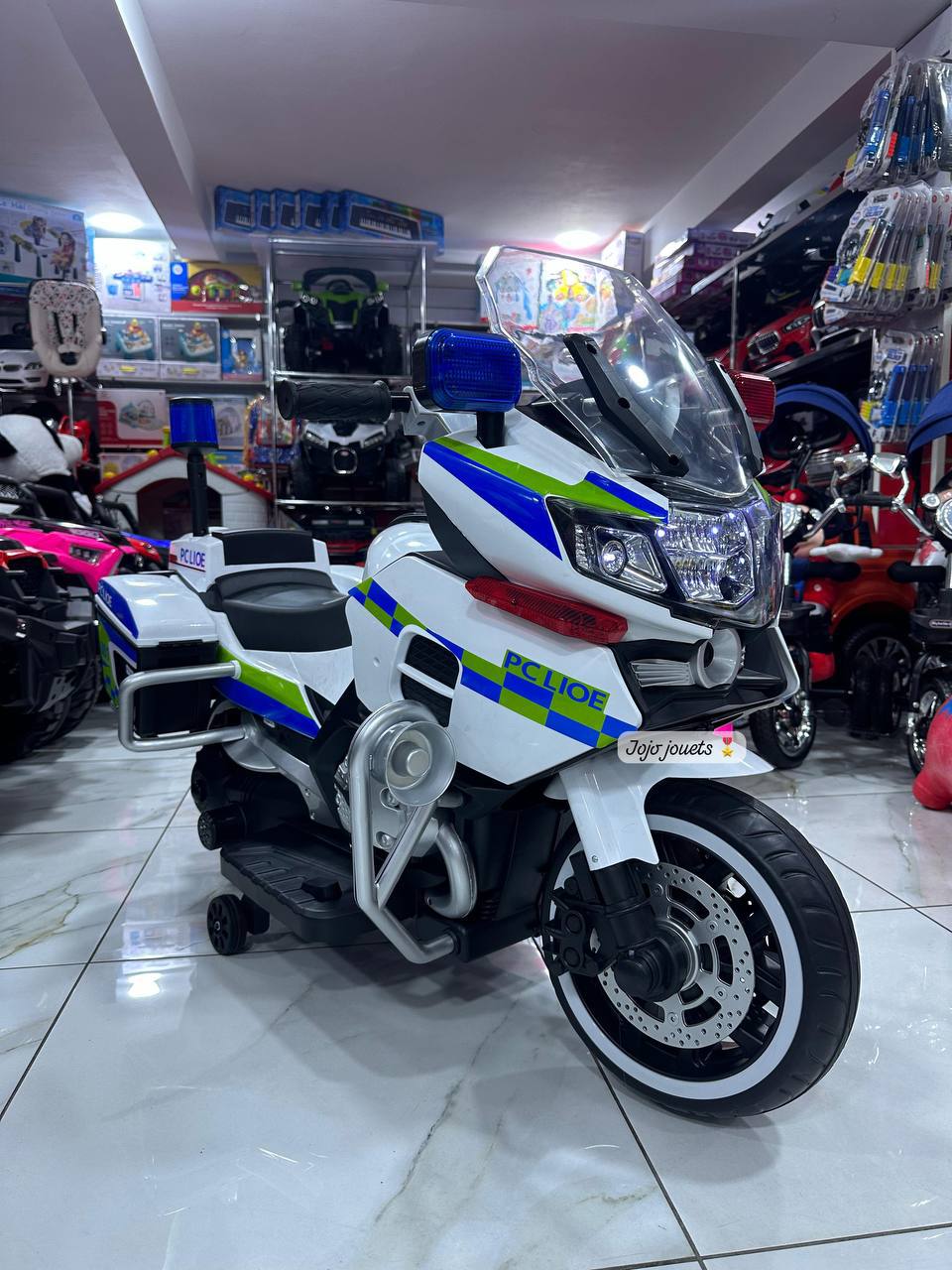 Motor police électrique 12v | Jouets 1er âge au Maroc - Mouhim.Ma