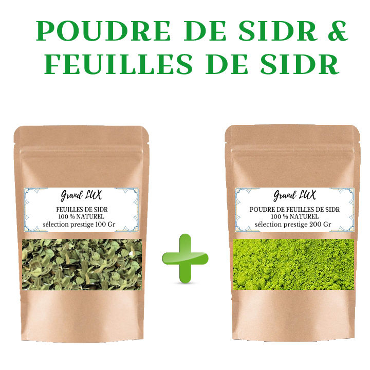 pack poudre et feuille de sidr | Beauté, bien-être, parfums au Maroc ...