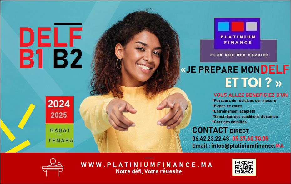 PREPARATION INDIVIDUELLLE POUR REUSSIR VOTRE Delf B2 | Formations au Maroc - Mouhim.Ma