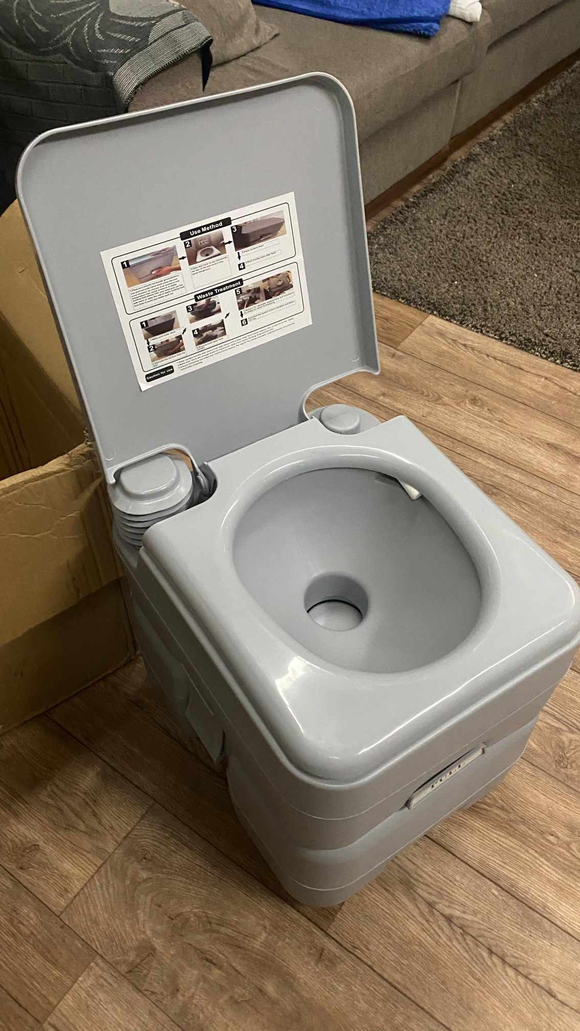 Toillet portable 20L la livraison gratuit | Matériel paramédical au ...