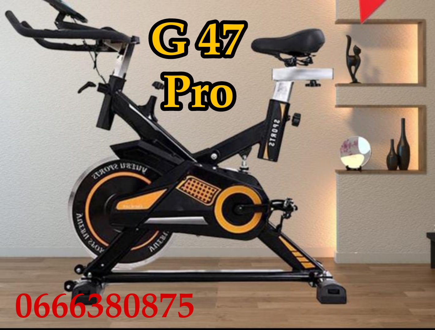 Velo Spinning G_47 Pro | Fitness, athlétisme, yoga au Maroc - Mouhim.Ma