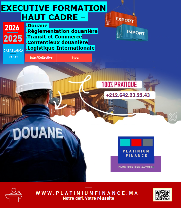 EXECUTIVE FORMATION HAUT CADRE – DOUANE-REGLEMENTATION-TRANSIT ...