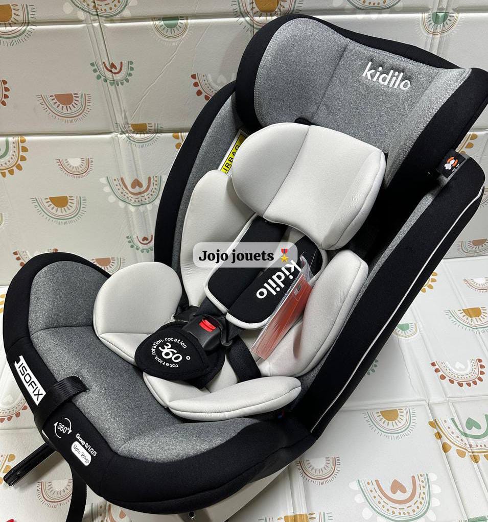 Siège Auto ISOFIX 360 KIDILO – Pour enfants de 0 à 12 ans | Équipement de sécurité au Maroc ...